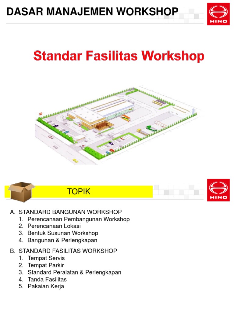 3.standar Fasilitas Workshop | PDF