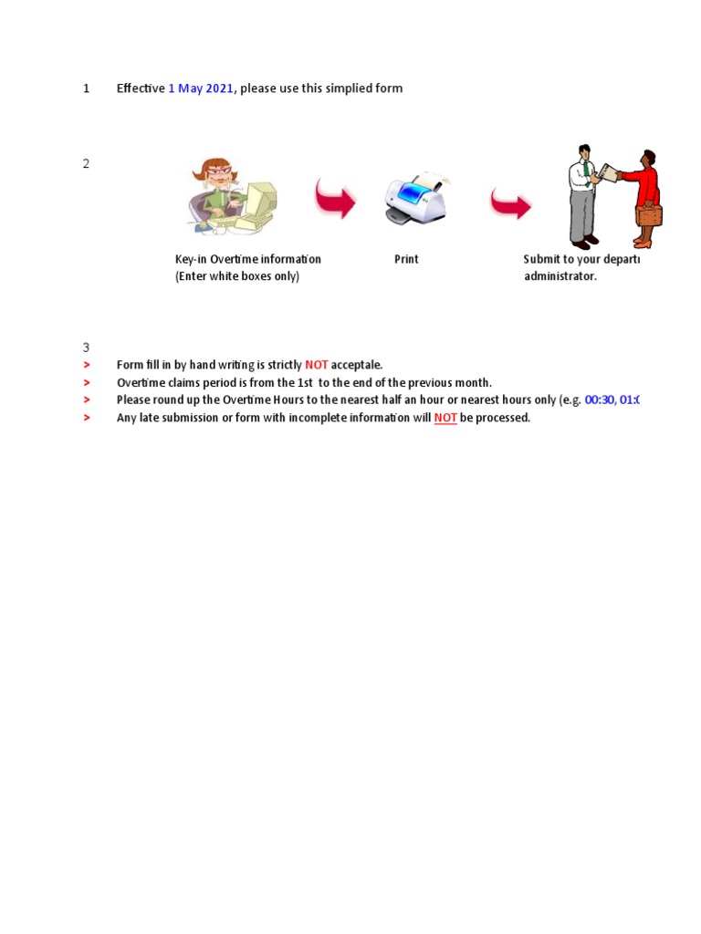 OT FORM August | PDF