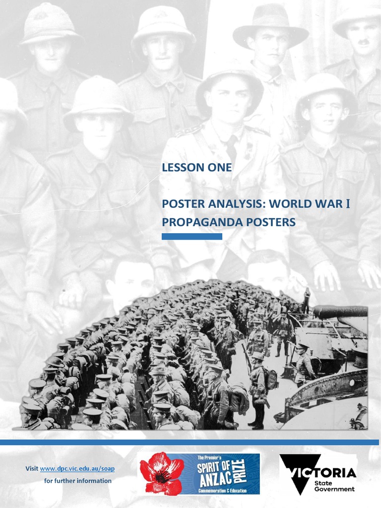 WWI Propaganda Poster Analysis Guide | PDF | Propaganda | Communication