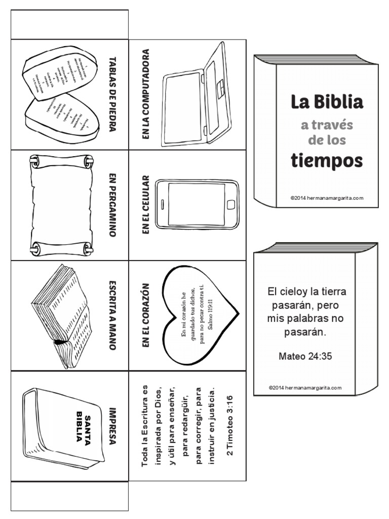Biblia Acordeón - BN | PDF | Literatura antigua | Adoración Cristiana Y ...