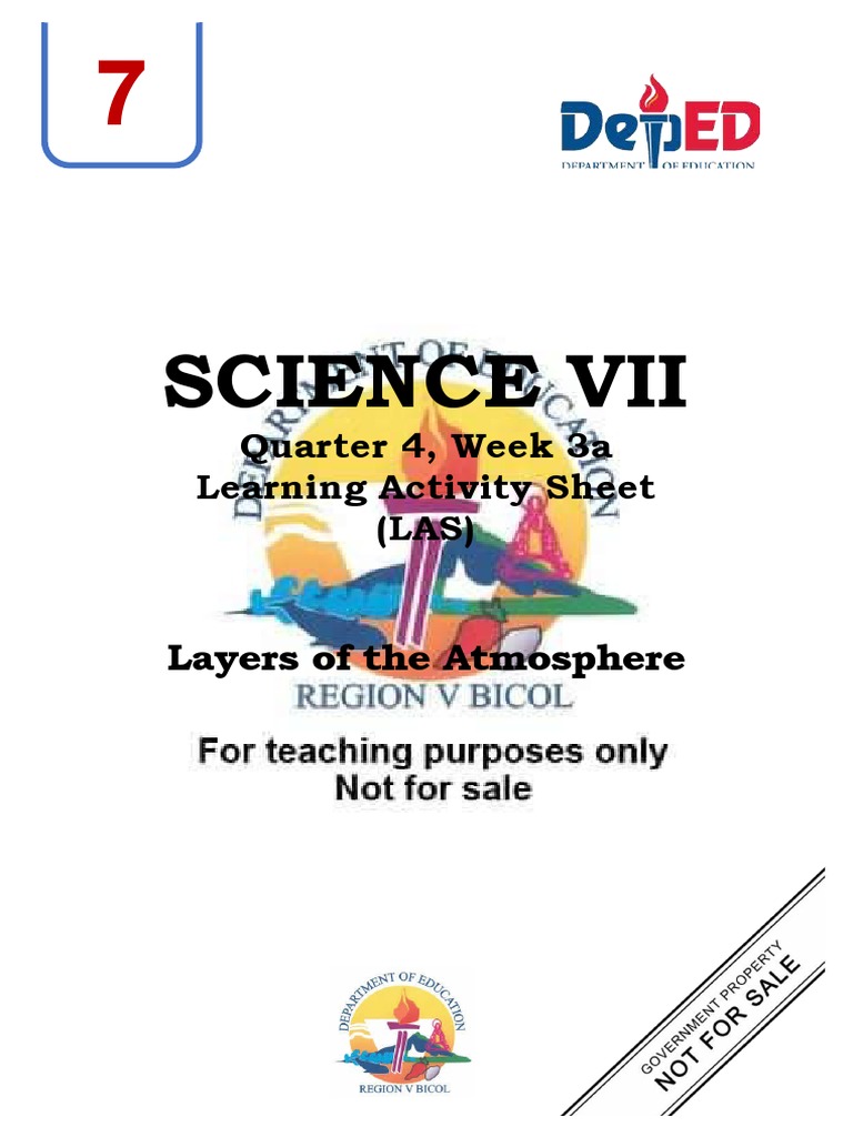 G7Q4LAS3AW3 | PDF | Atmosphere Of Earth | Atmosphere
