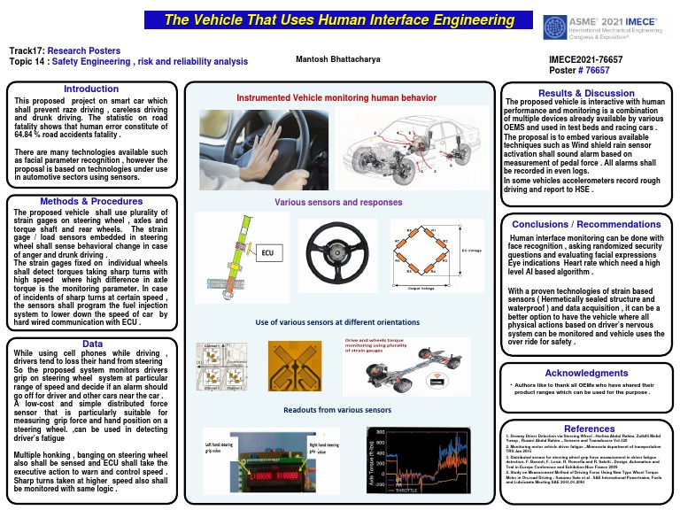 2021 IMECE Poster Template v2 2-17-2021 | PDF | Sensor | Vehicles
