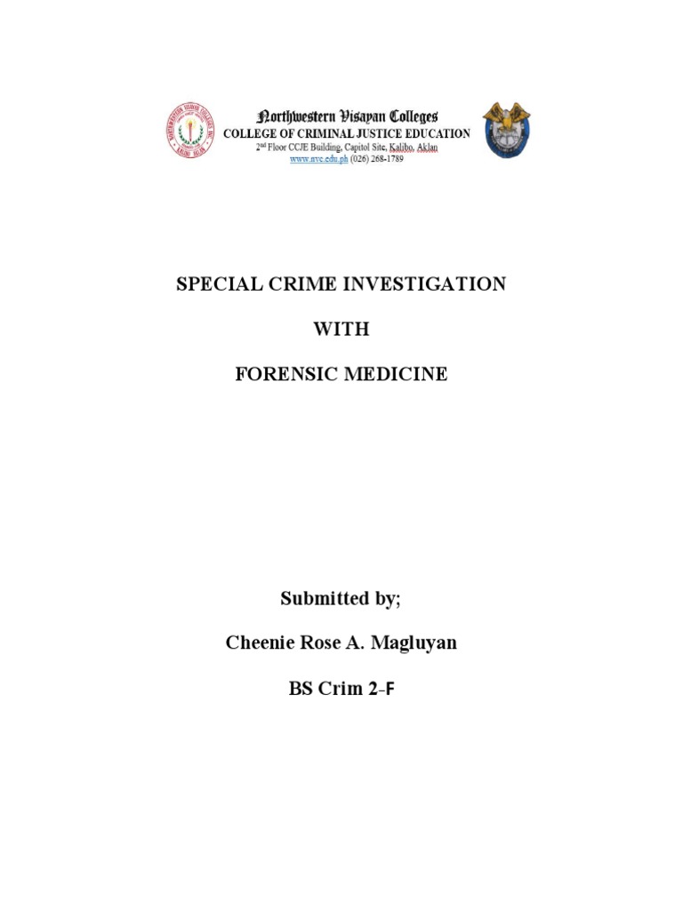 Cdi 2, Chapter 1,2, and 3 | PDF | Crime Scene | Forensic Science