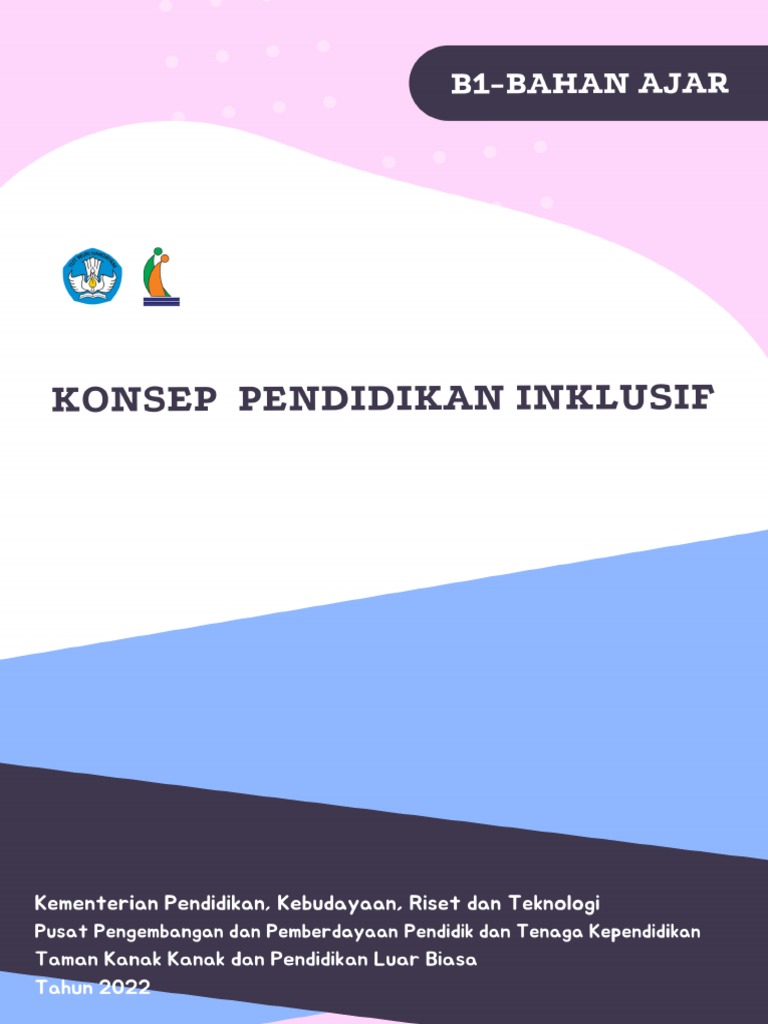 B1 - Bahan Ajar - Konsep Pendidikan Inklusif | PDF