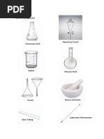 IGCSE Chemistry Apparatus List | PDF | Tools | Equipment