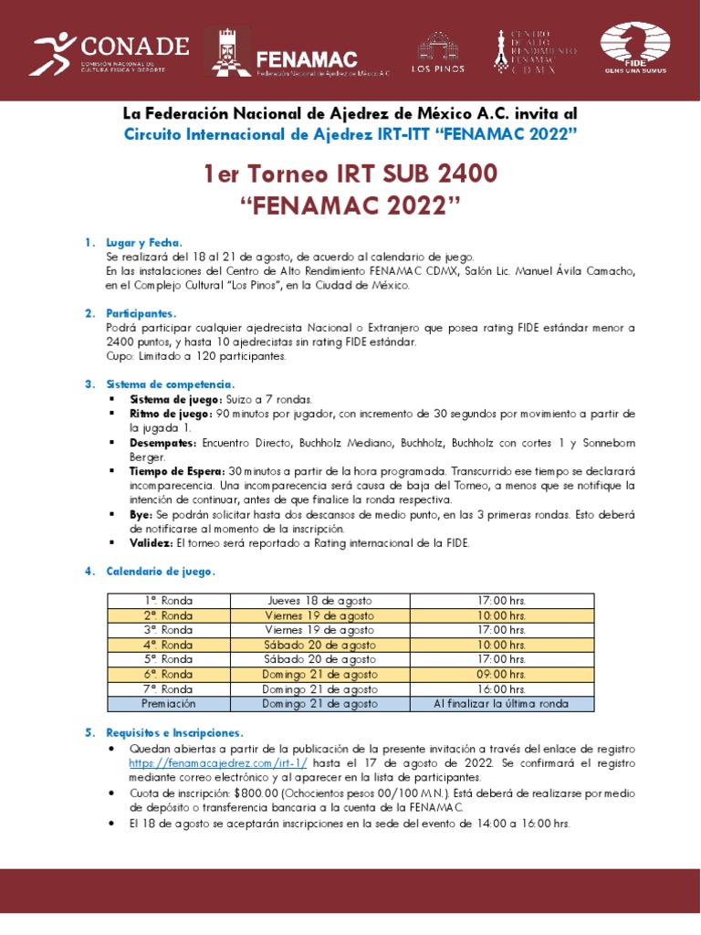 Irt 1 | PDF | Ajedrez | Juegos competitivos