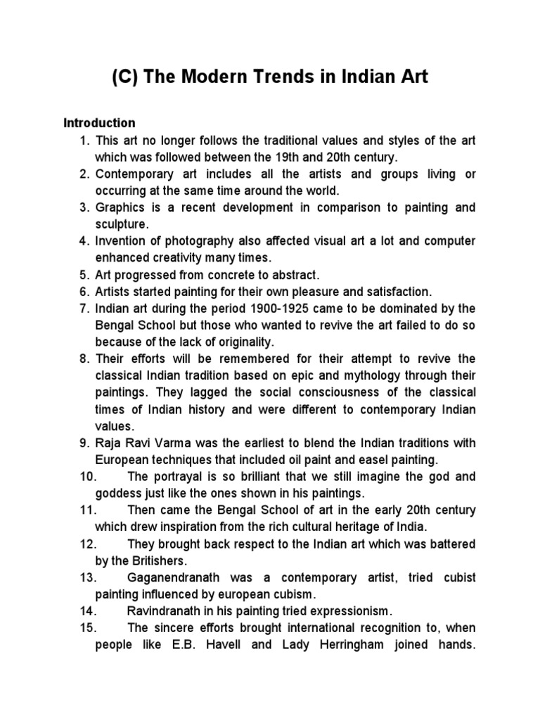 Modern Indian Art | PDF | Paintings | Abstract Art