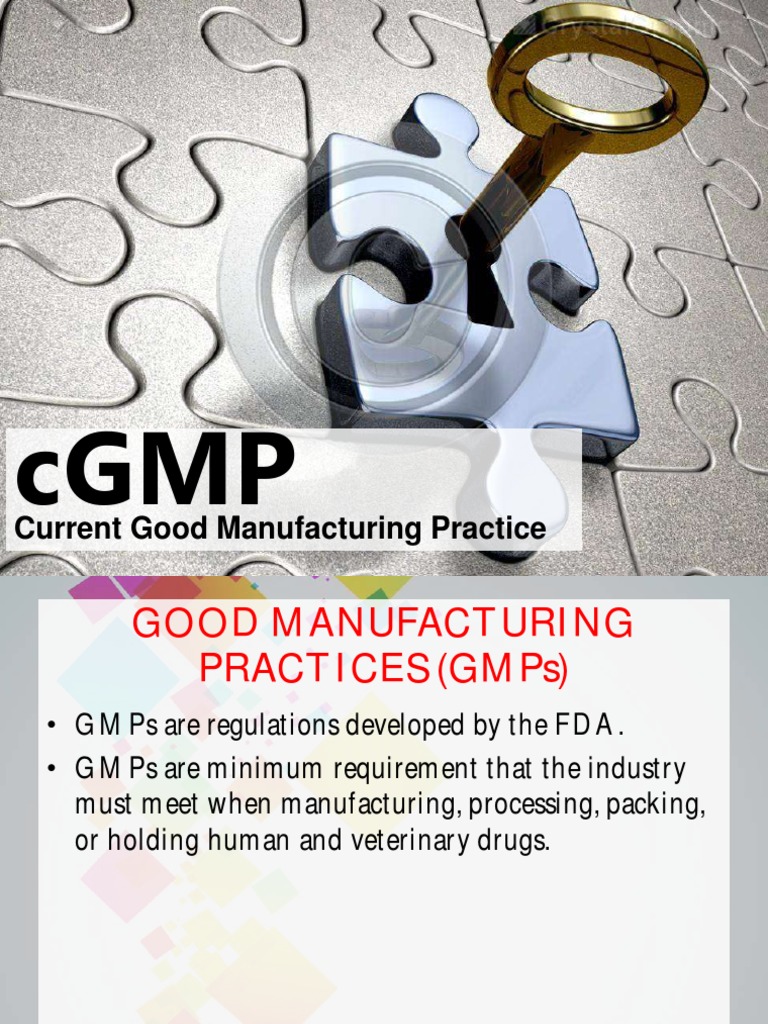 3a CGMP | PDF | Health Sciences