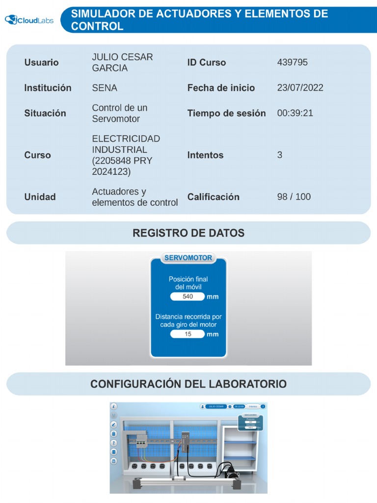 Control de Un Servomotor | PDF Control de Un Servomotor | PDF