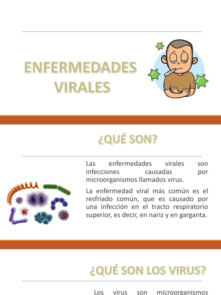 Enfermedades Virales Comunes y Síntomas | PDF | Virus | Infección