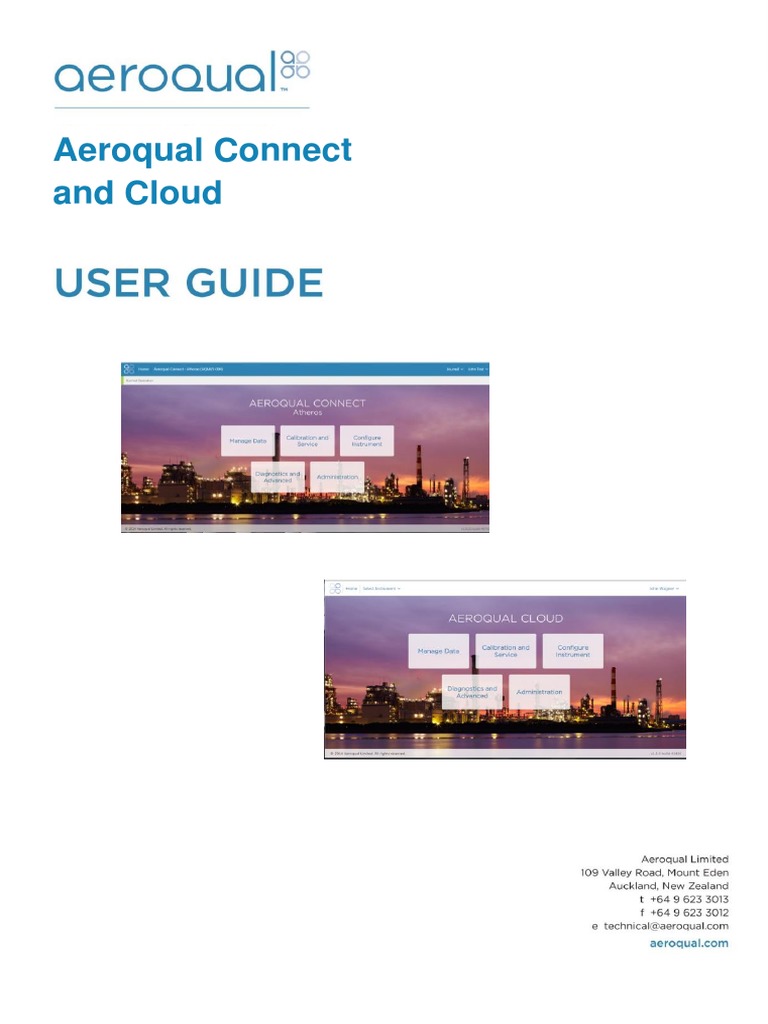 5-Aeroqual Connect and Cloud User Guide | PDF | Wi Fi | Computer Network
