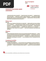 CSEC English SBA Guidelines | PDF | Cognition | Learning