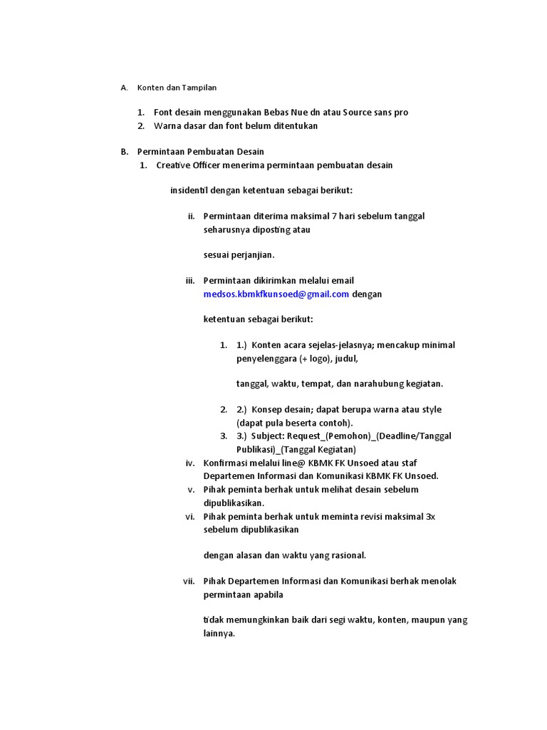 Panduan Permintaan Desain Grafis | PDF