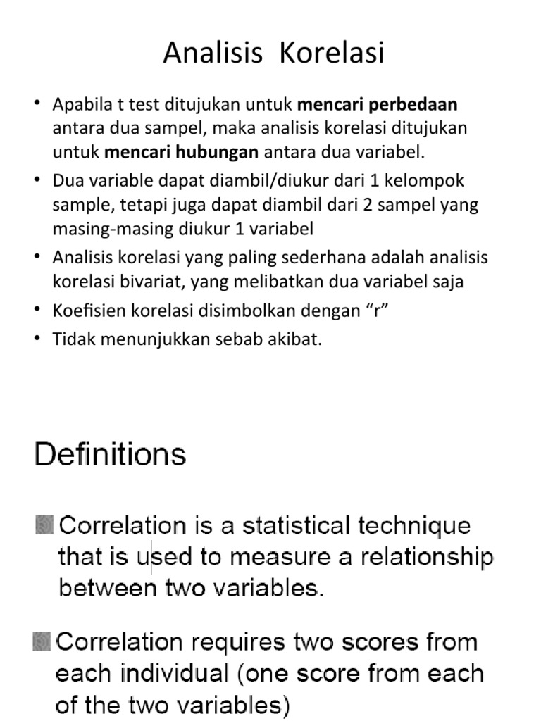 Presentasi 5 (Korr) | PDF