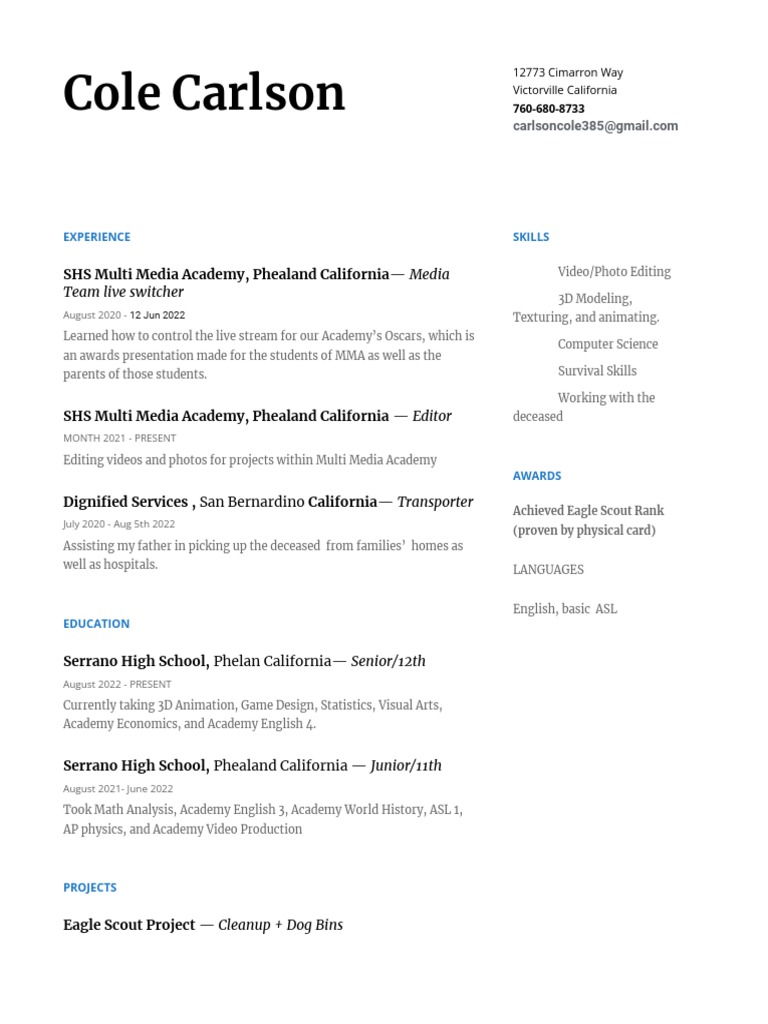 copy of resume | PDF