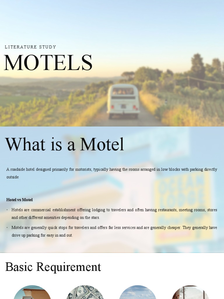 Motel Design and Functionality Study | PDF | Stairs | Motel