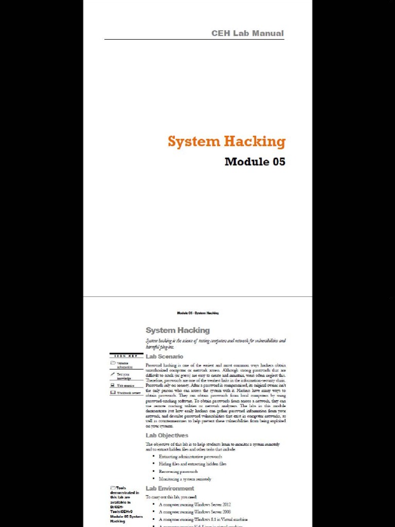 CEHv9 Labs Module 05 System Hacking | PDF