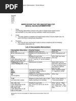 Abbreviations - Do Not Use - IsMP | PDF | Intravenous Therapy | Pharmacy