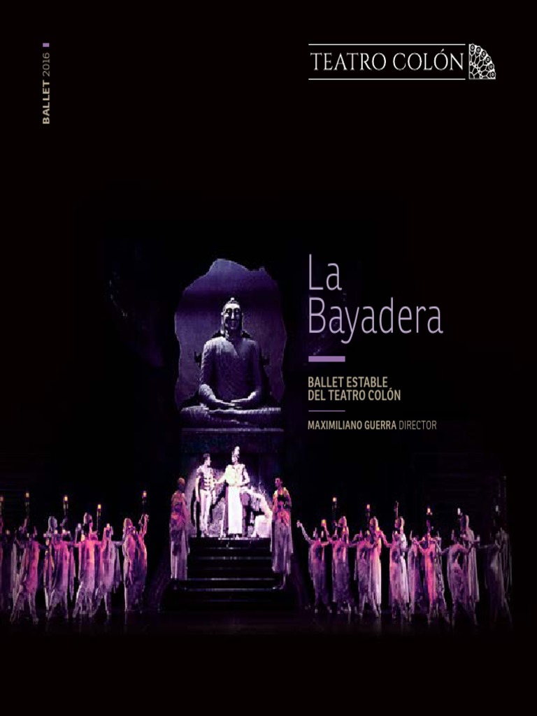 PRG 16 La Bayadera | PDF | Literatura oral | Teatro