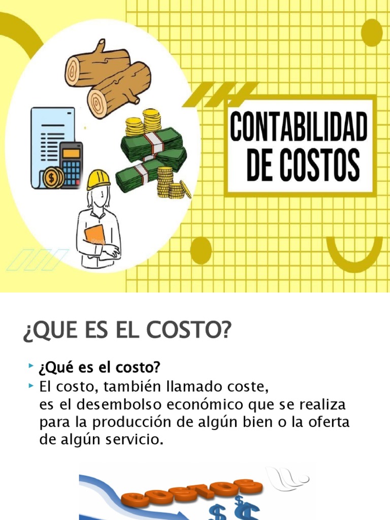 Costos y Gastos PPT) | PDF | Costo | Economias