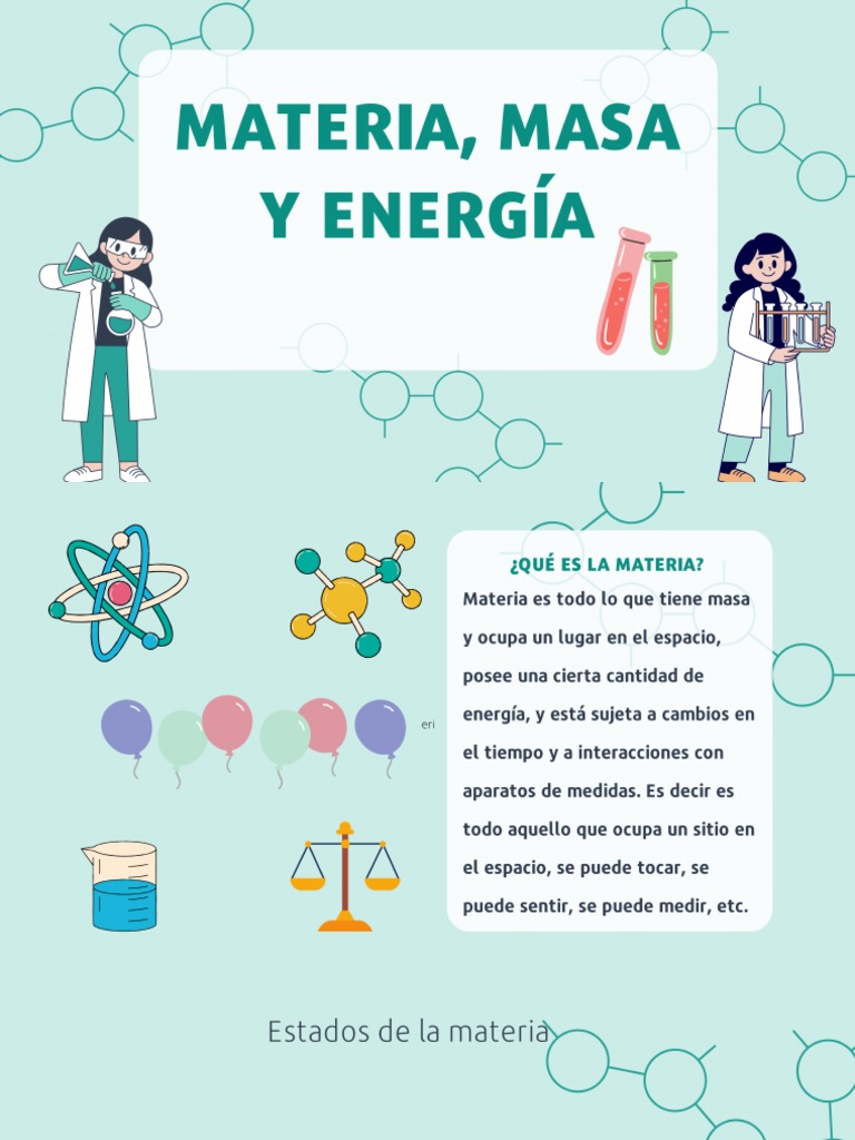Materia, Masa y Energía | PDF