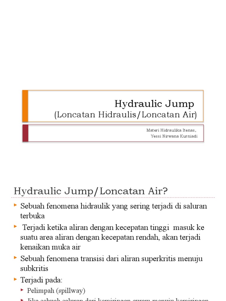 Hydraulic Jump | PDF