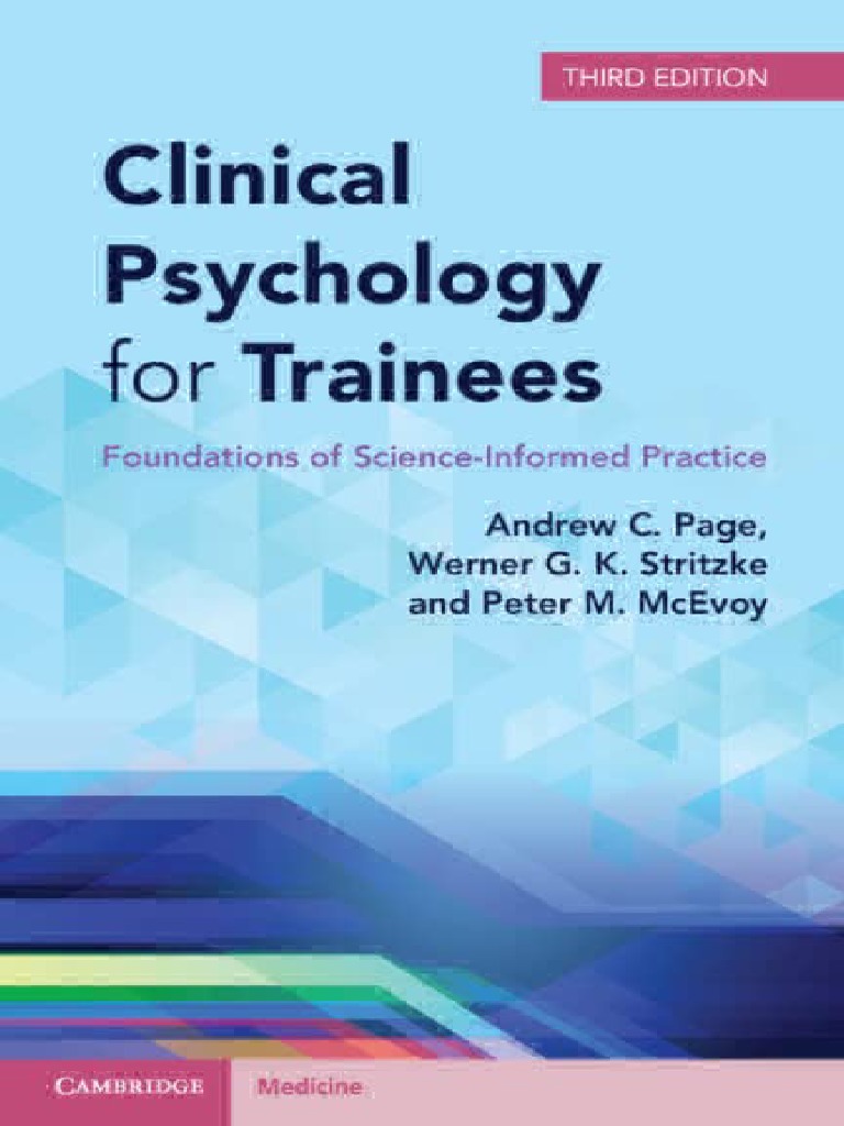 Clinical Psychology For Trainees 3rd Ed. | PDF | Psychotherapy ...