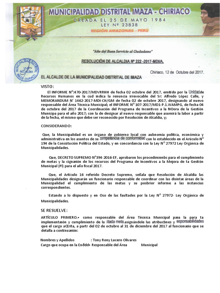 Resol. Del ATM | PDF