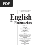 English For Pharmacy | PDF | Pharmacovigilance | Perfect (Grammar)