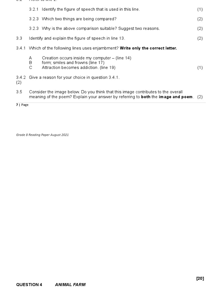 Animal Farm Test - 2021 | PDF | History