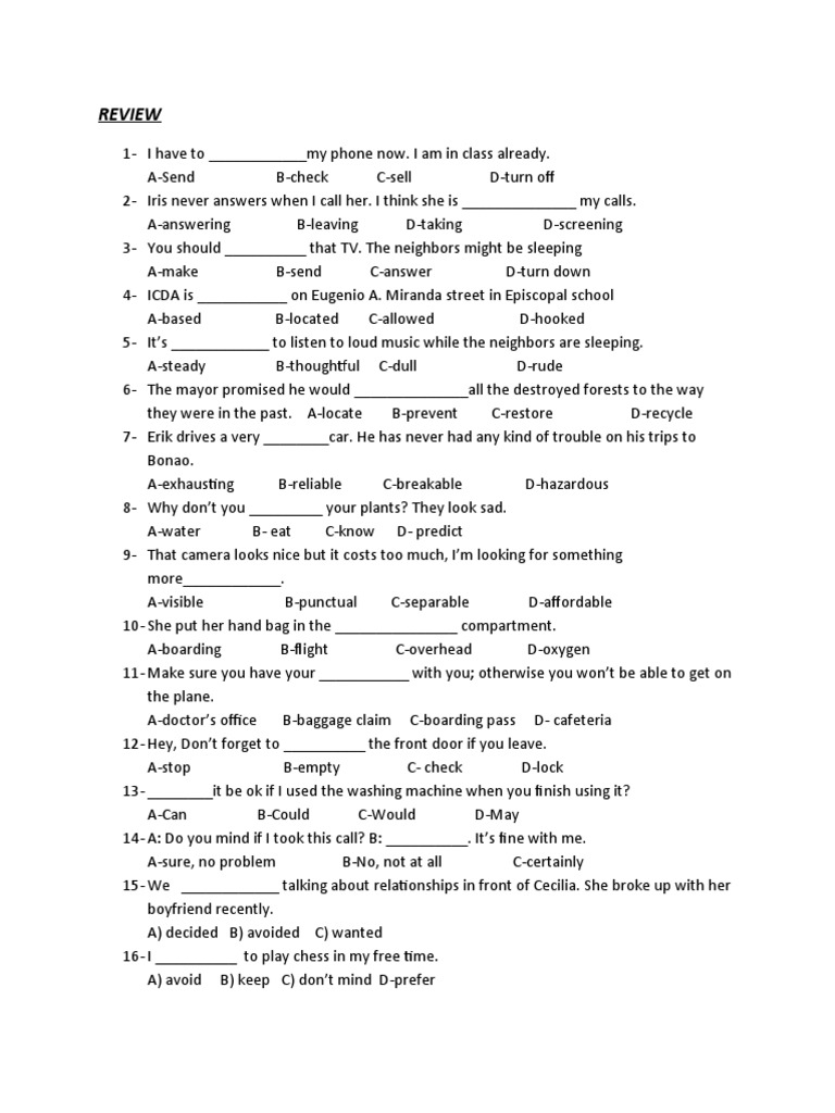 World Link 2, Units 10,11,12 New Edition | PDF