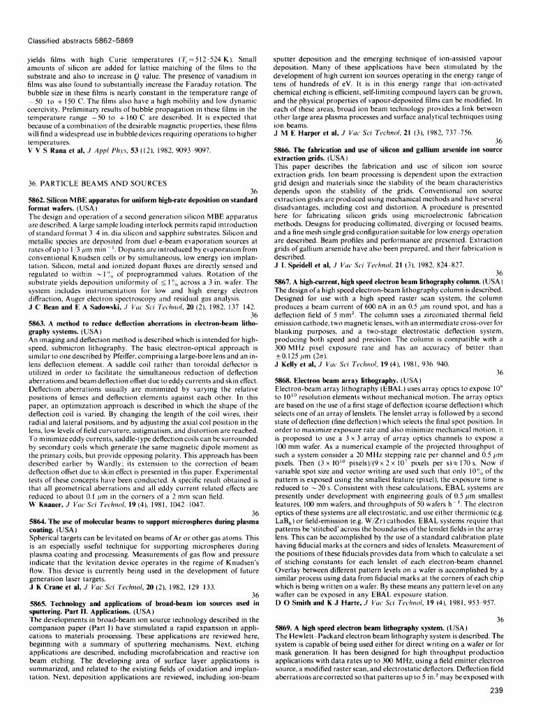 A High-Current, High Speed Electron Beam Lithography Column - J Kelly ... A High-Current, High Speed Electron Beam Lithography Column - J Kelly ...