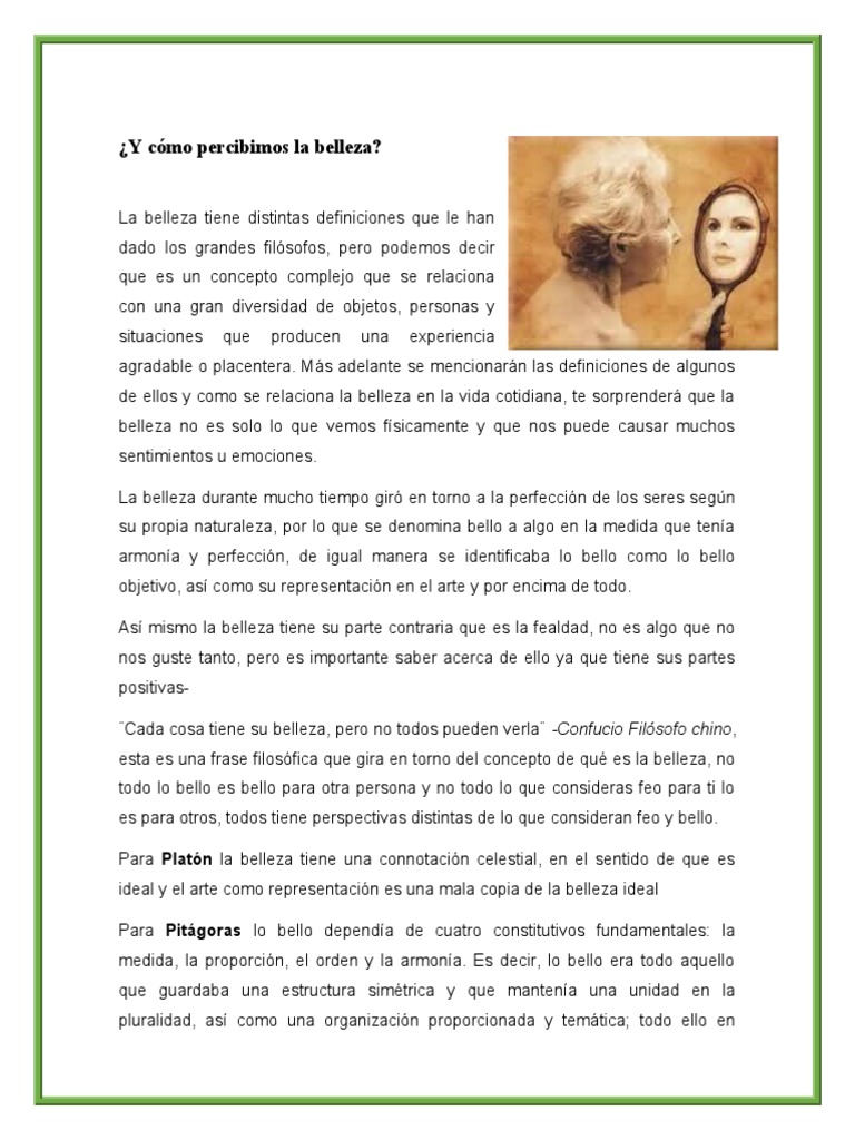 Actividad 15 Ensayo de La Belleza | PDF | Belleza | Metafísica