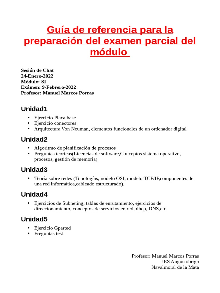 Guia Referencia Chat SI | PDF