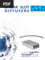 Air Diffusion Linear Slot Diffusers | PDF | Pressure | Temperature