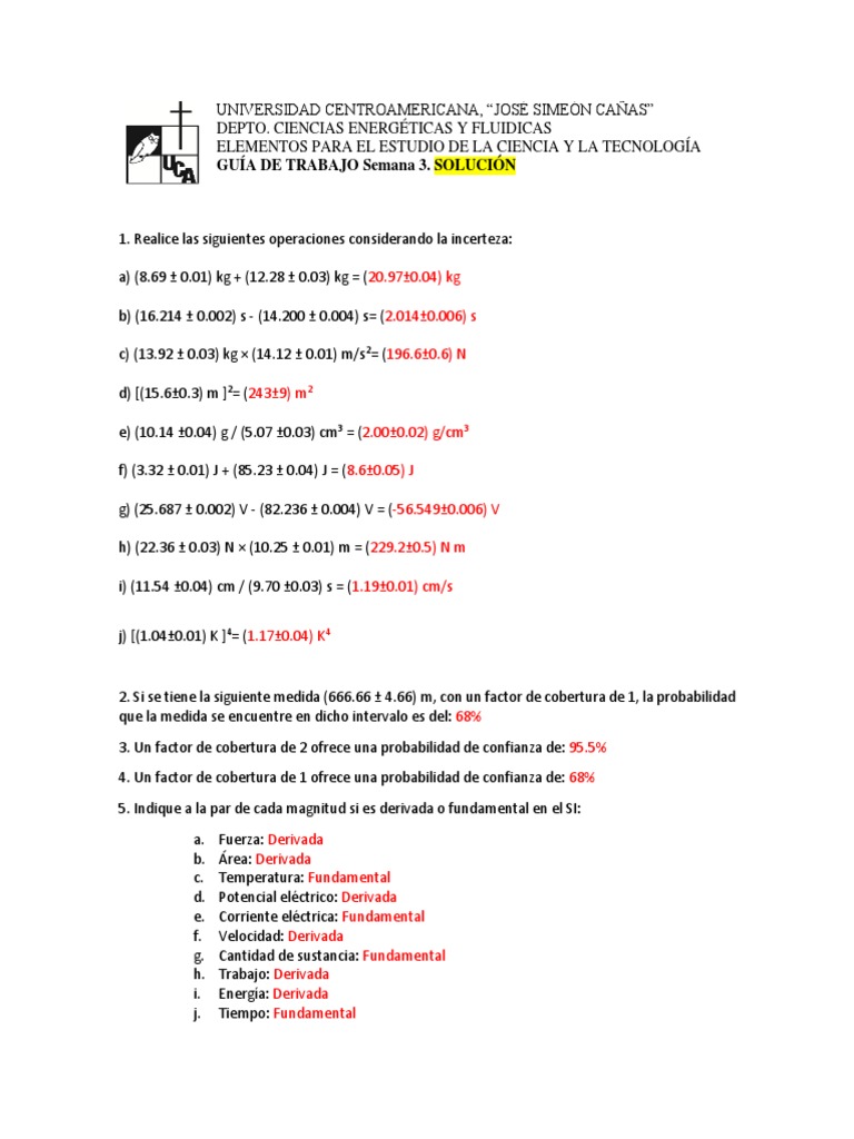 Solución de problemas de unidades y conversiones en el Sistema Internacional (SI) | PDF | Galón ...