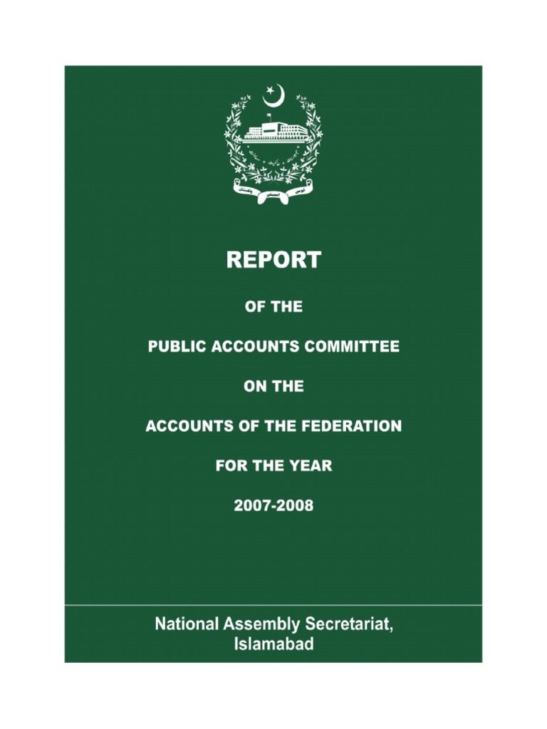 2007-08 PAC Report For The Year | PDF | License | Audit