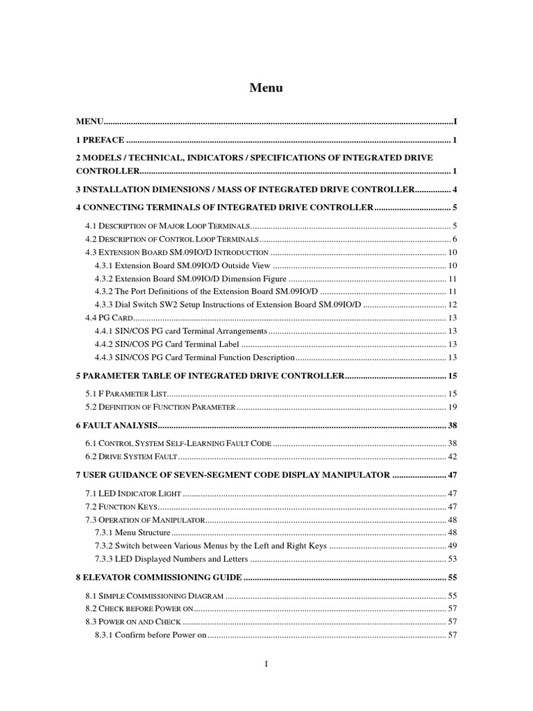 AS360 Elevator Drive Controller Manual | PDF | Elevator | Power Supply