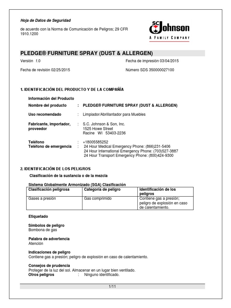 Pledge | PDF | Agua | Administración de Seguridad y Salud Ocupacional