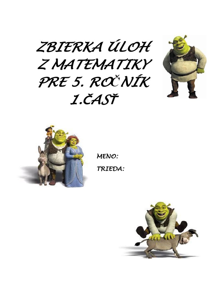 Zbierka Uloh Pre 5.rocnik - 1.cast | PDF