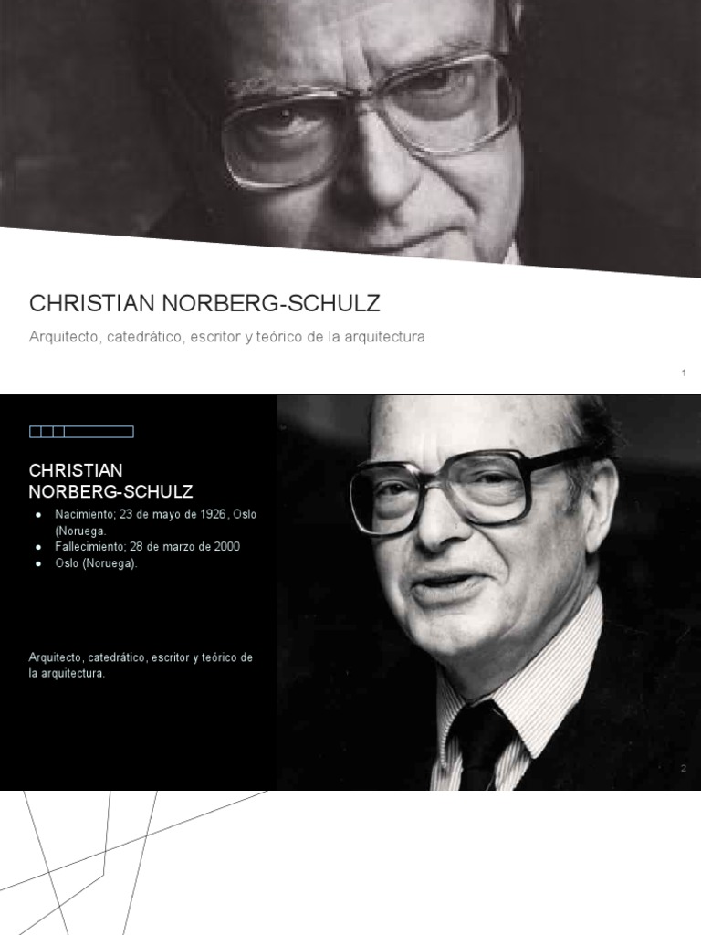Christian Norberg-Schulz: Teoría y Arquitectura | PDF | Martin Heidegger
