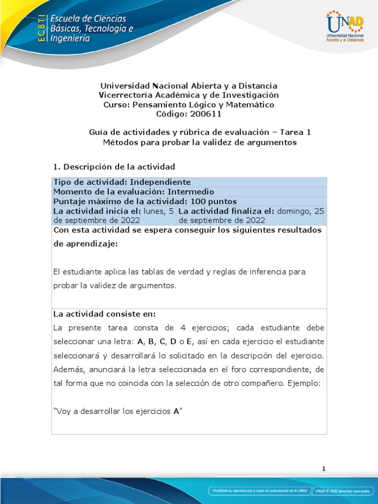 Guia de Actividades y Rubrica de Evaluacion - Unidad 1 - Tarea 1 ... Guia de Actividades y Rubrica de Evaluacion - Unidad 1 - Tarea 1 ...
