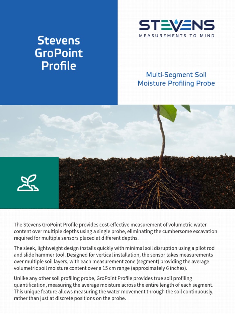 GroPoint Profile: Soil Moisture Solution | PDF | Electrical Engineering ...