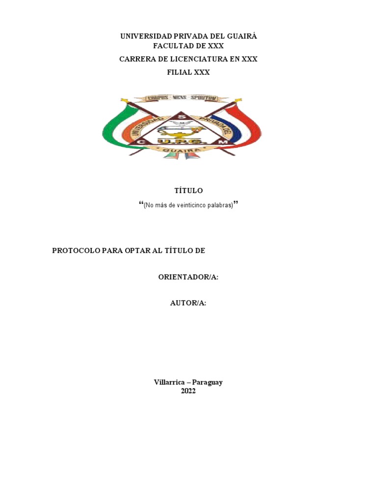 Estructura Protocolo UPG | PDF | Estadísticas | Cuestionario