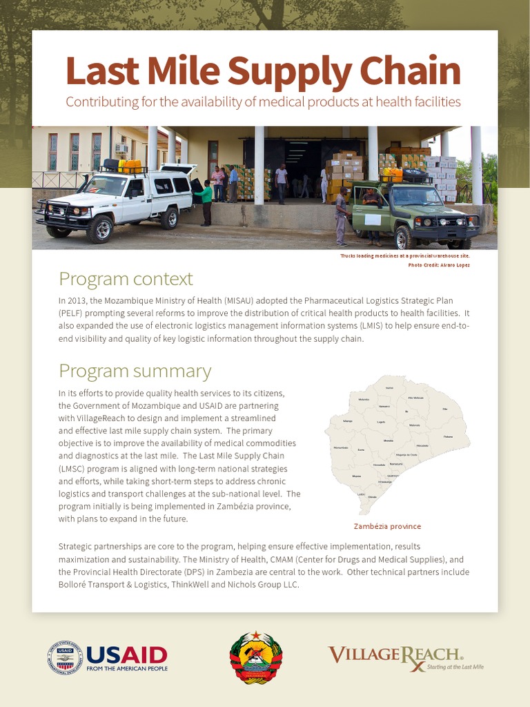LMSC Factsheeta4 Final | PDF | Logistics | Supply Chain