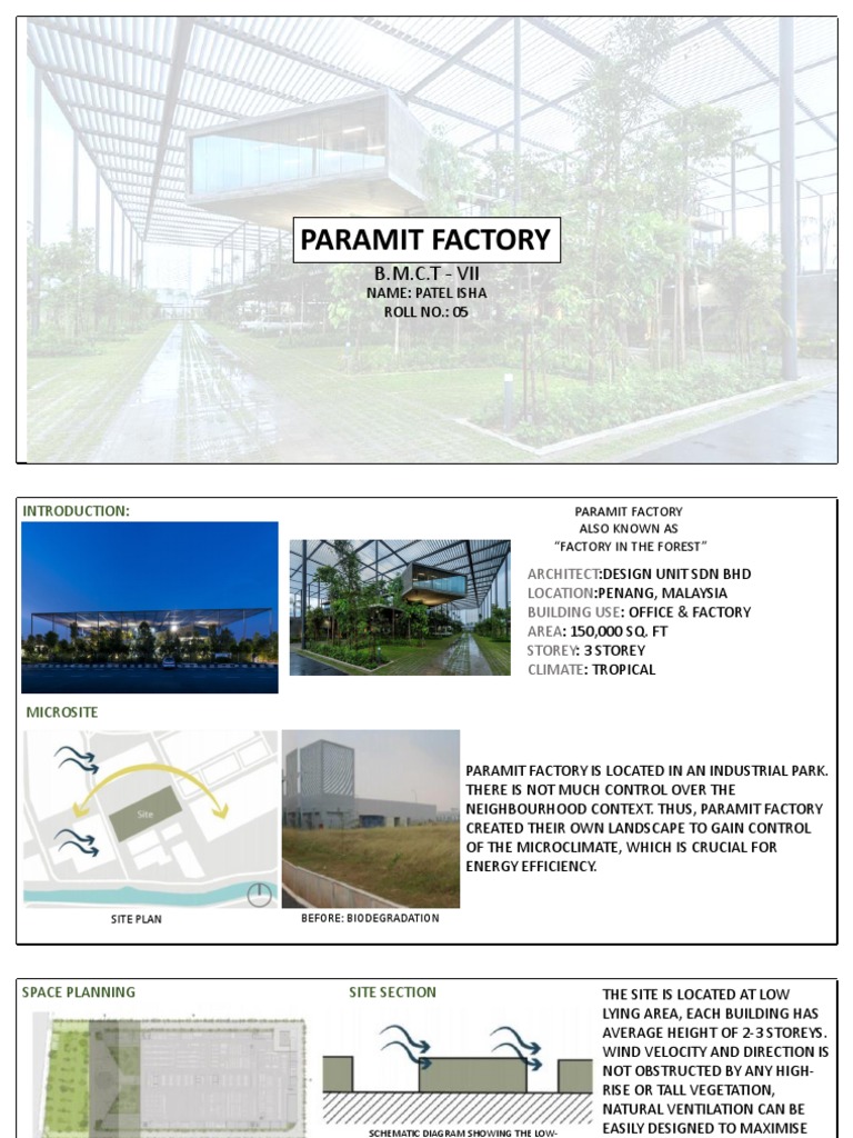 Paramit Factory Case Study | PDF | Building Insulation | Window