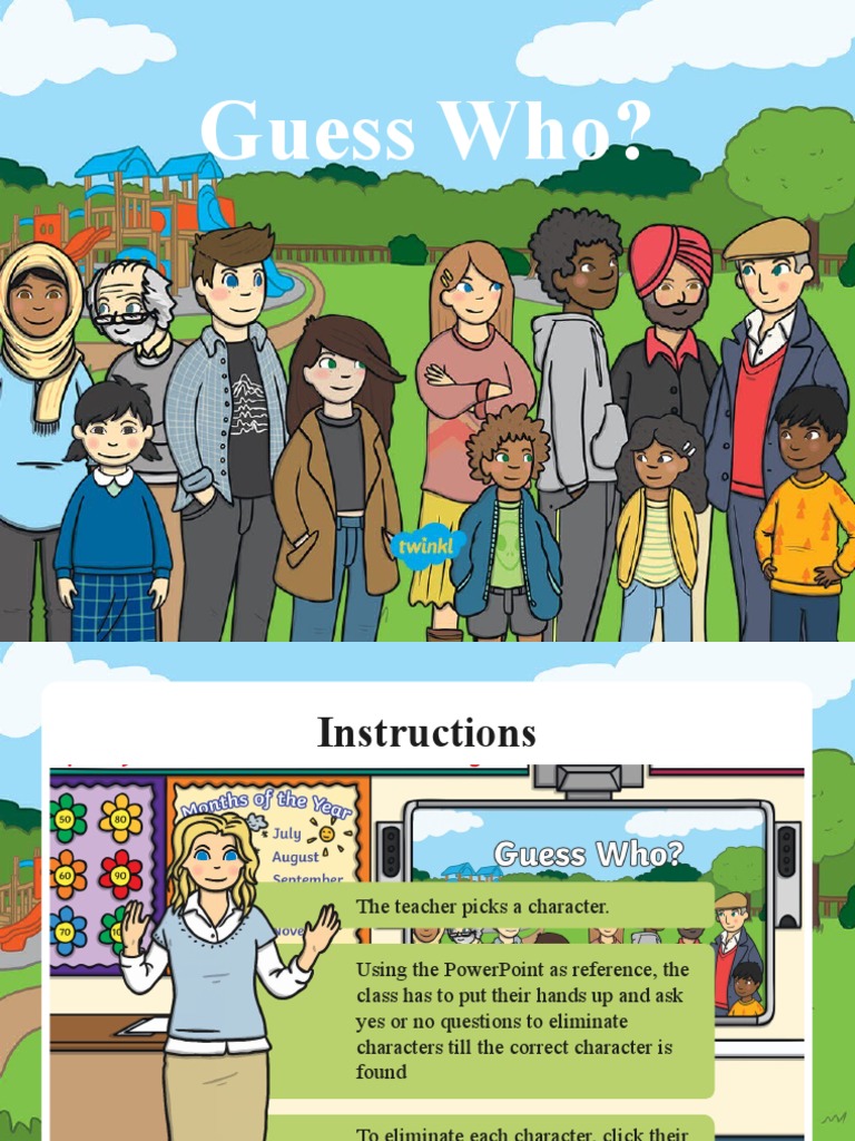 Guess Who Class Game | PDF | Self-Improvement