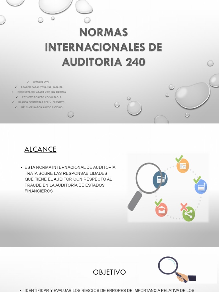 Nia 240 PDF | PDF | Auditoría | Contralor