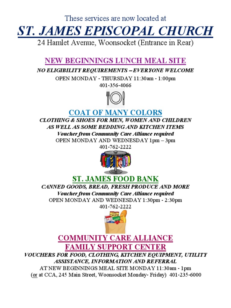 Hamlet Services Flyer | PDF | Cooking, Food & Wine