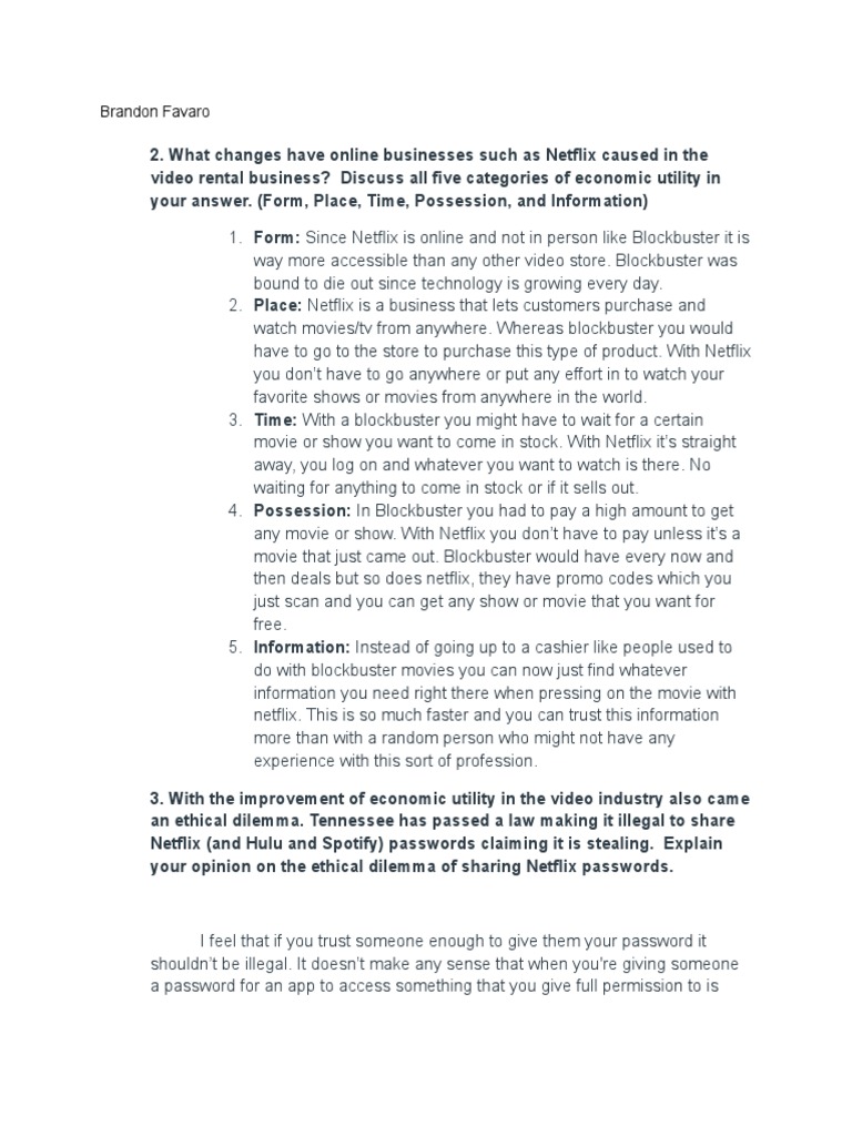 Netflix Project | PDF | Netflix | Communication